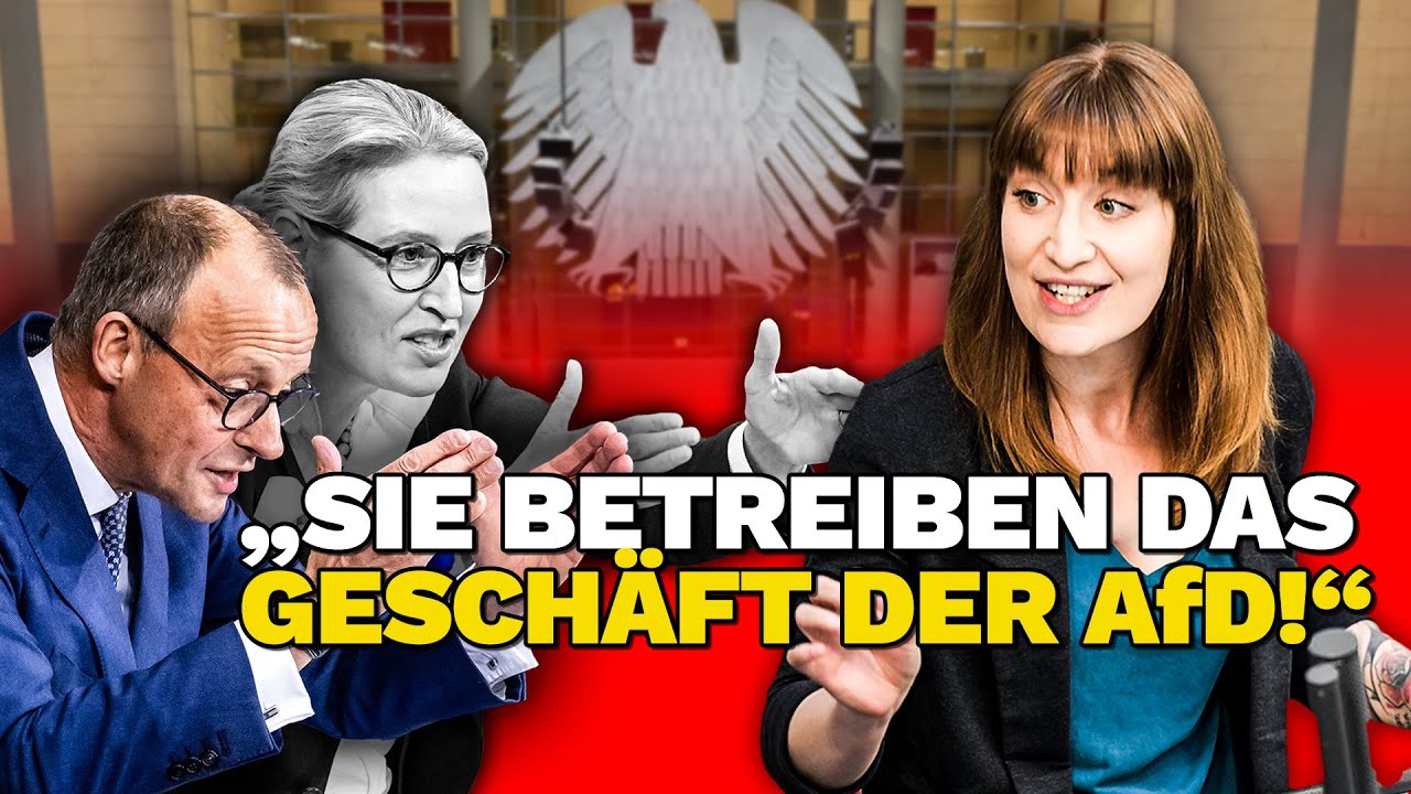 Merz PAKTIERT Mit AfD Und Heidi Reichinnek Reagiert Mit Wutrede! - YouTube