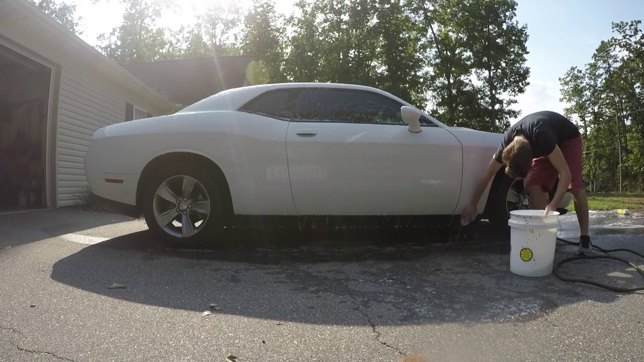 Dodge Challenger Car Wash - YouTube