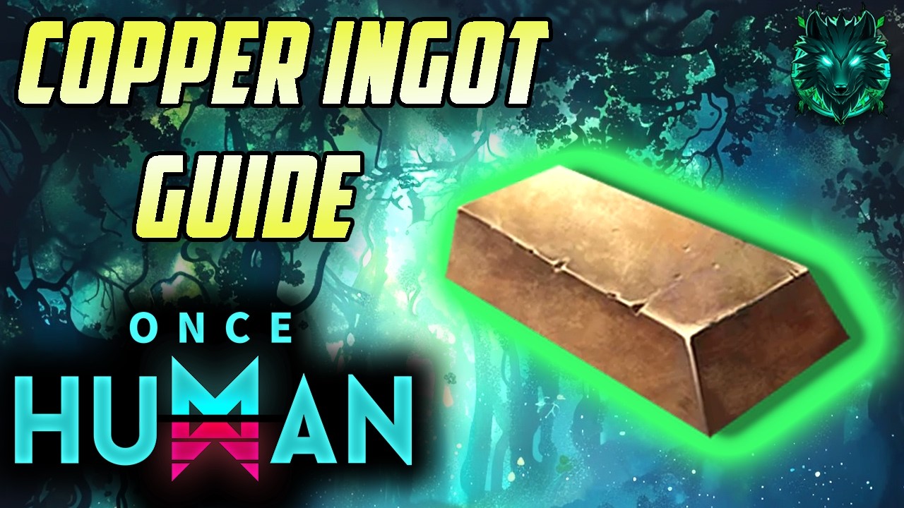 How to make copper ingots in Once human - YouTube