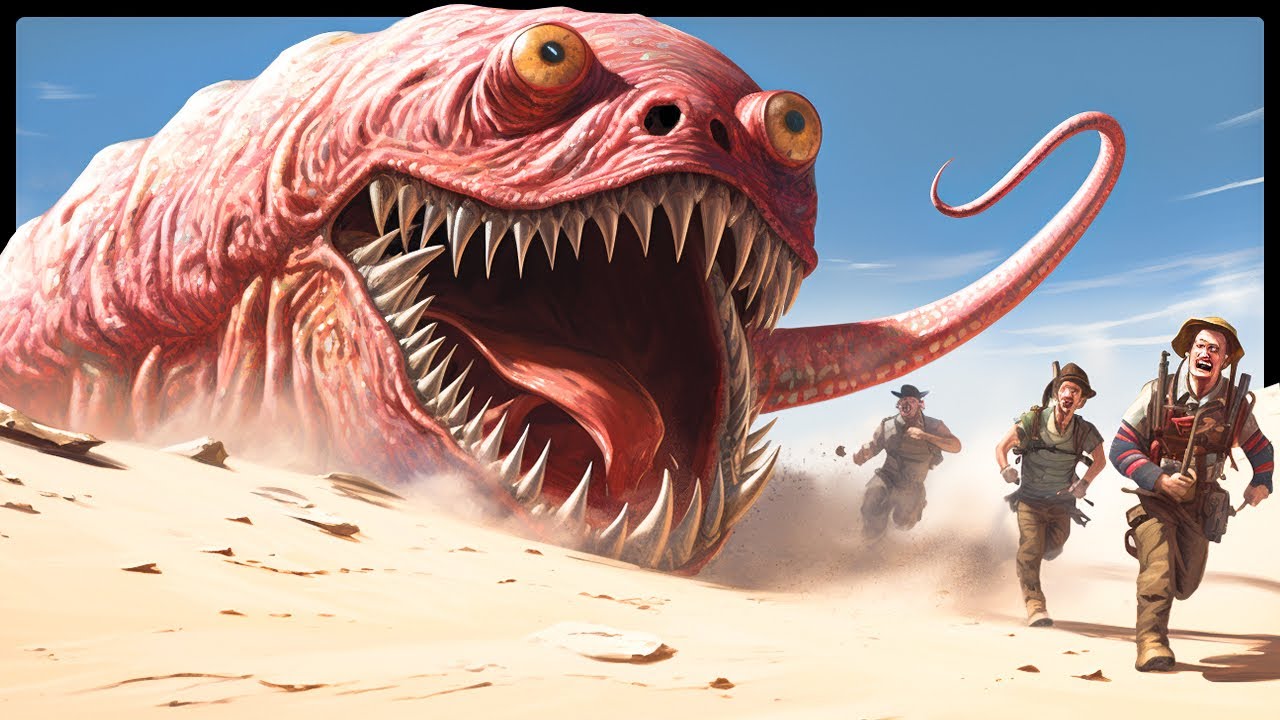 Devouring My Friends as a Horrifying Sand Worm - YouTube