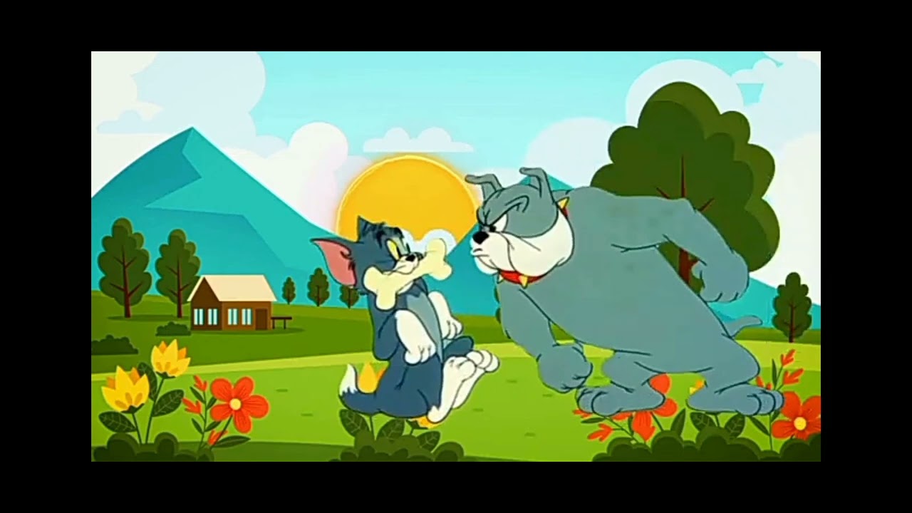 Tom and Jerry # Tom and dog fighting.comady cortoon - YouTube