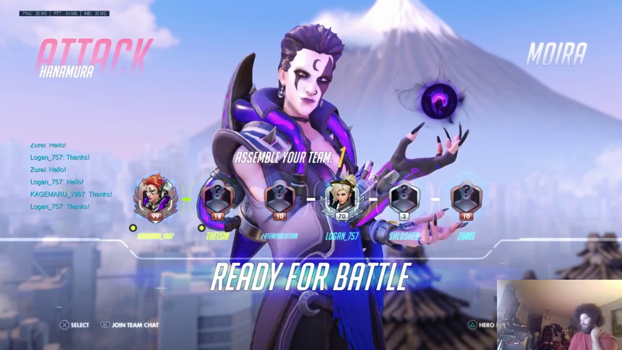 Overwatch: Quick Play Chaos at Hanamura! (Moira Chibi Spray!) - YouTube