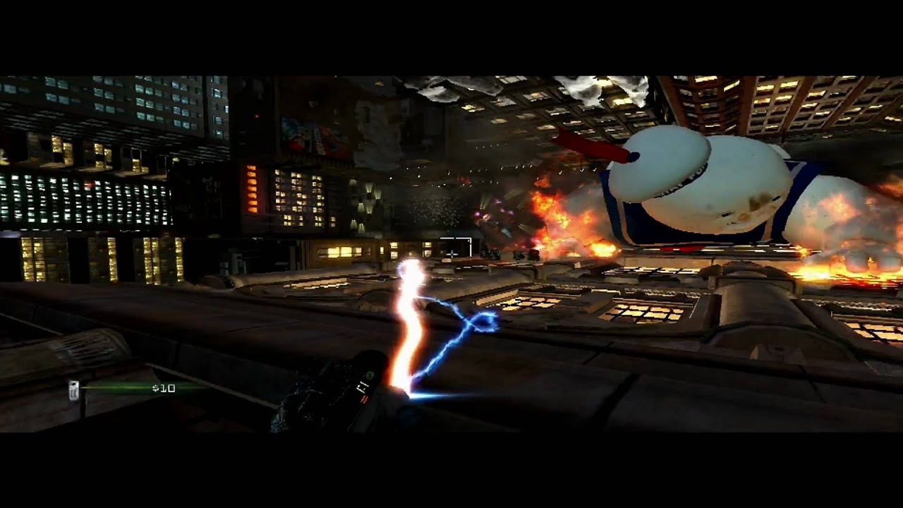 Ghostbusters: The VideoGame Stay Puft Boss Battle Glitched - YouTube