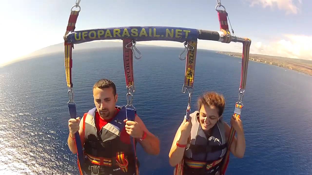 Maui, Hawaii UFO Parasailing FLY 221 - YouTube