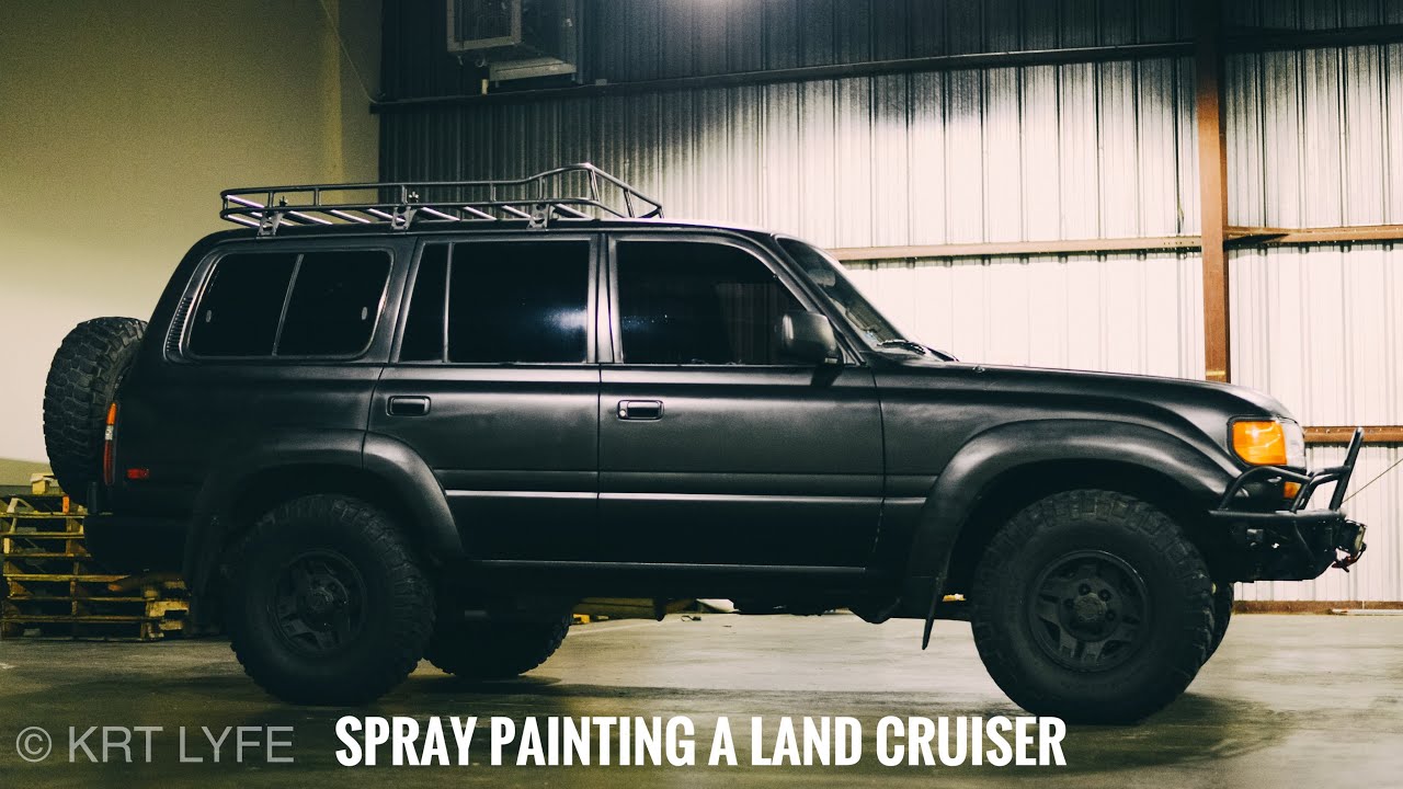 TOYOTA LAND CRUISER - YES WE SPRAY PAINTED IT! - YouTube
