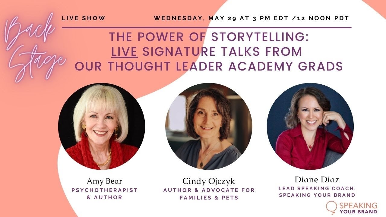 [VIDEO] The Power of Storytelling: Live Signature Talks from Our ...