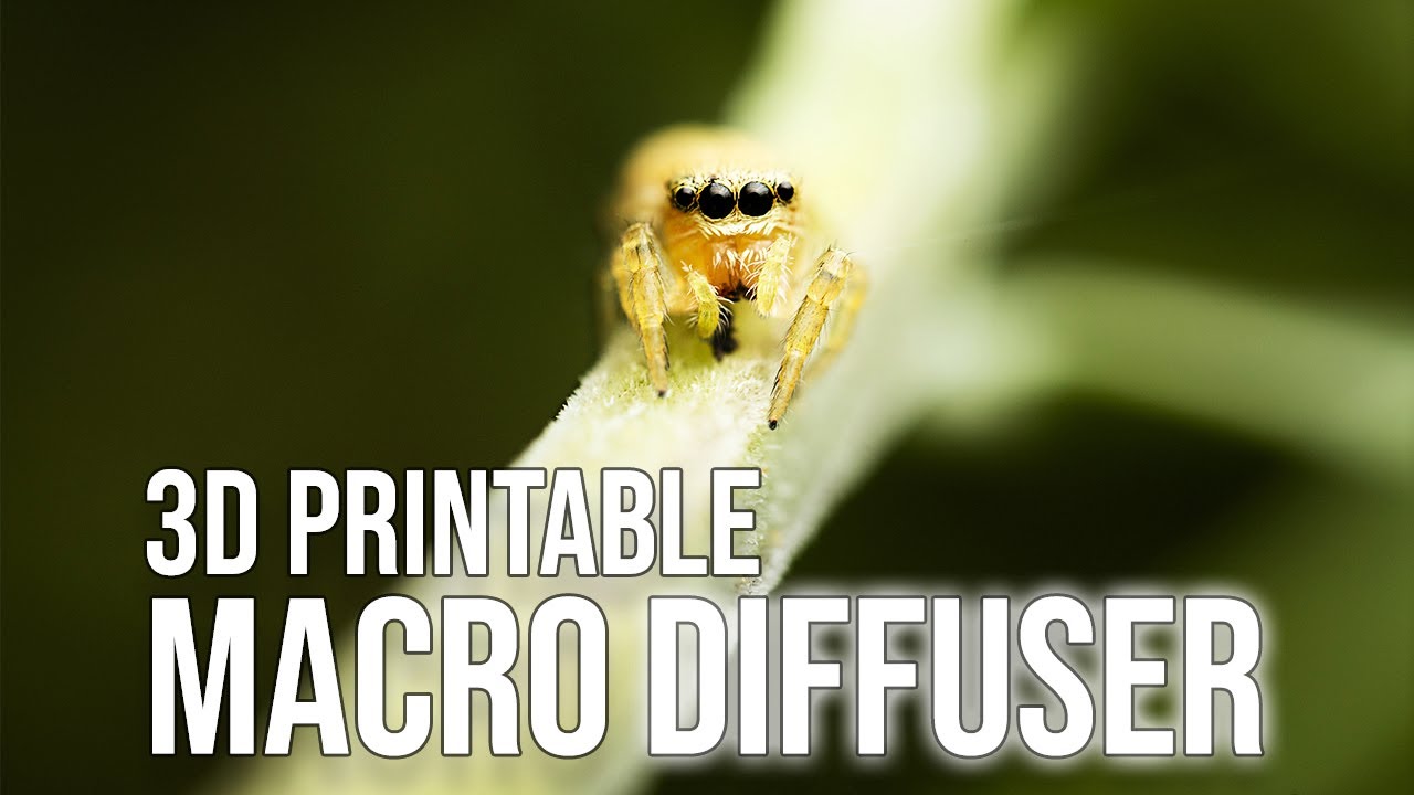 3D Printing My New Macro Diffuser | Photography - YouTube