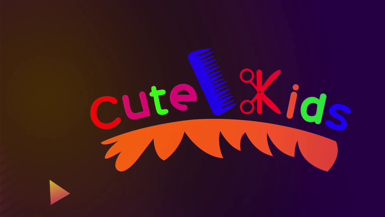 Cute Kids Barber Shop Logo String Art @IQ85k - YouTube