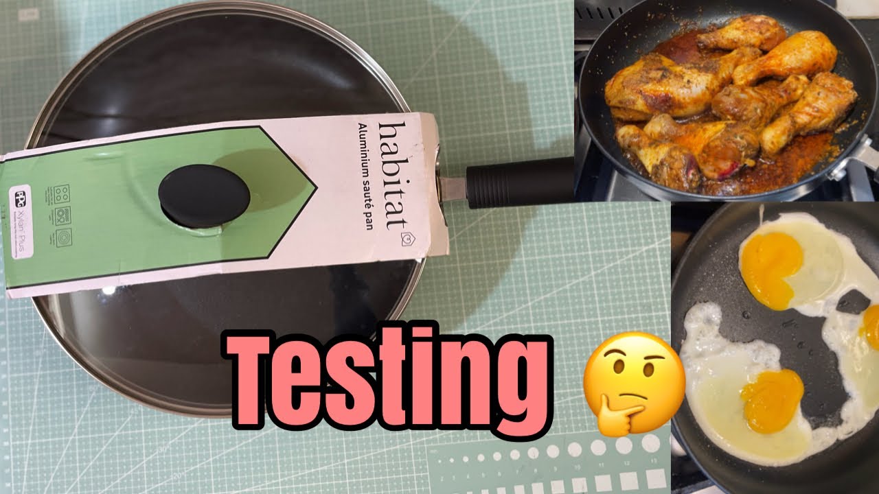 TU NONSTICK FRYING PAN TESTING / Best Frying Pan? SAINSBURYS FRYING PAN ...