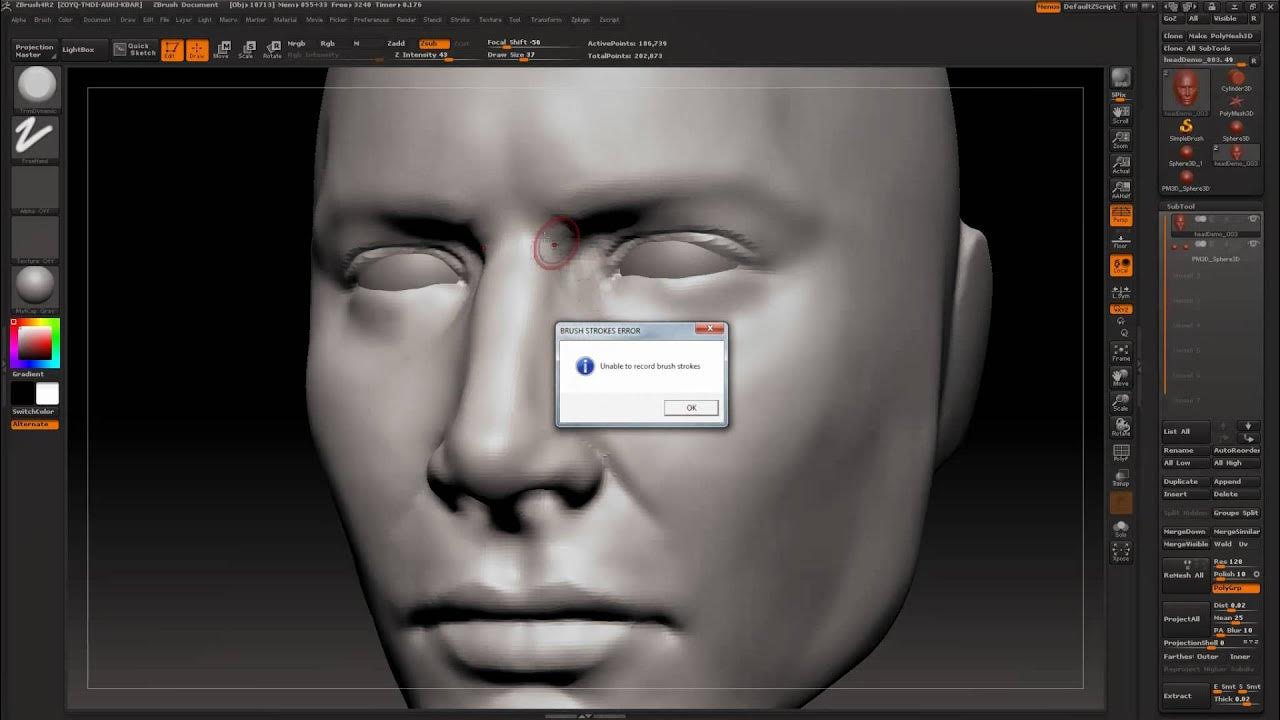 How to sculpt a head using Zbrush 4 R2 - YouTube