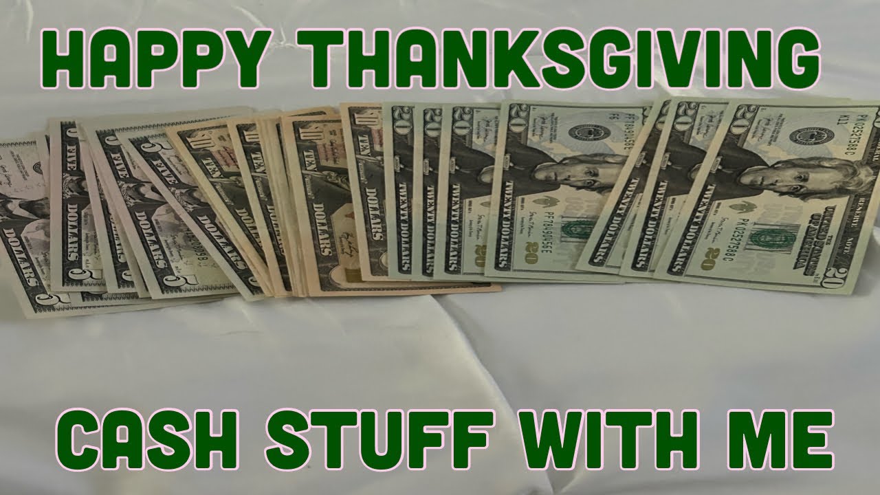 HAPPY THANKSGIVING | CASH ENVELOPE STUFFING | NOVEMBER 2024 NO. 4 ...