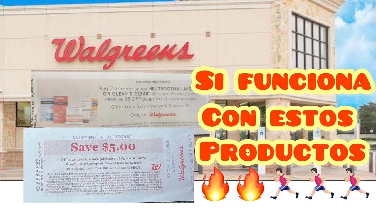 Walgreens🔥🔥SI FUNCIONA CON ESTOS PRODUCTOS 🔥🔥🏃🏽‍♂️ - YouTube