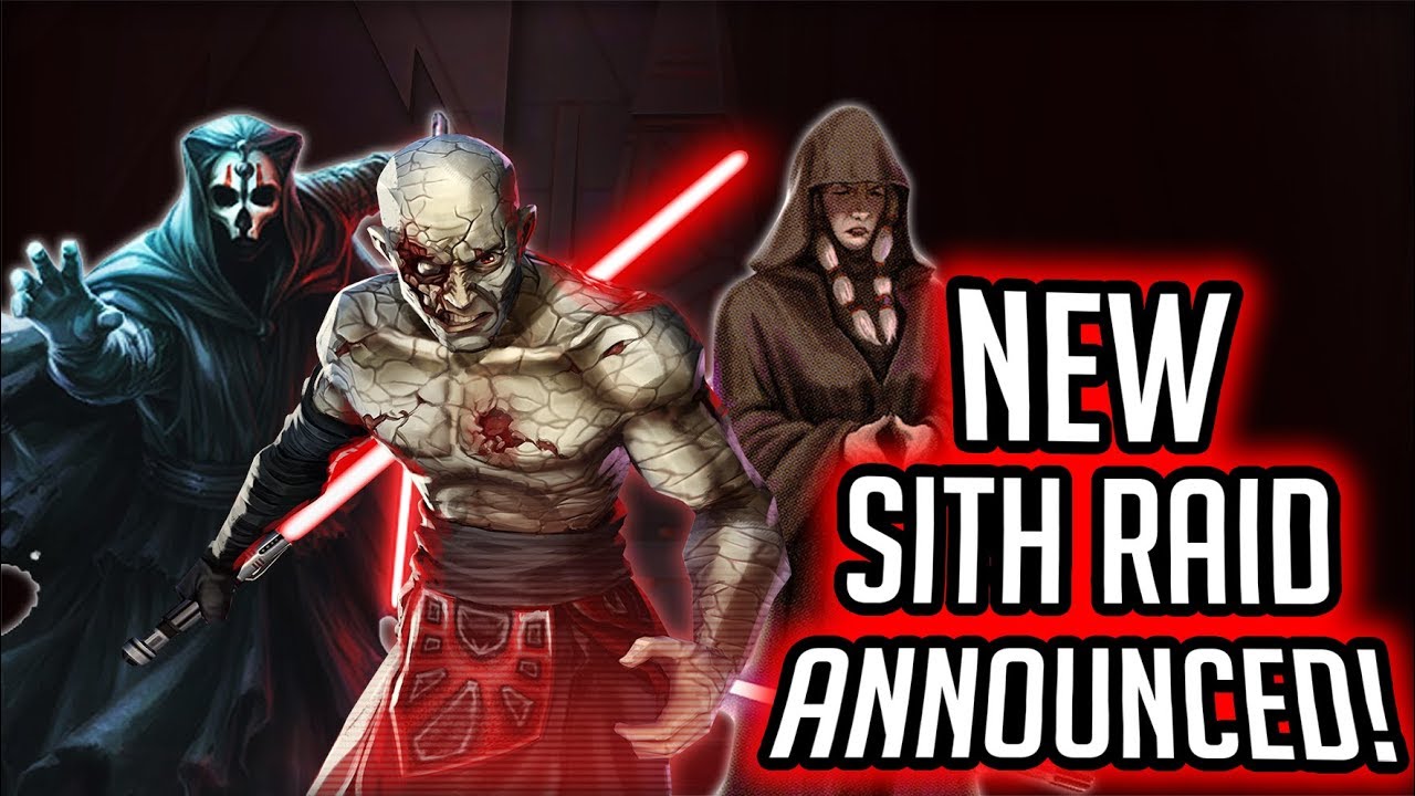 New Sith Raid Coming! Face Off with Darth Nihilus, Sion, and Traya ...