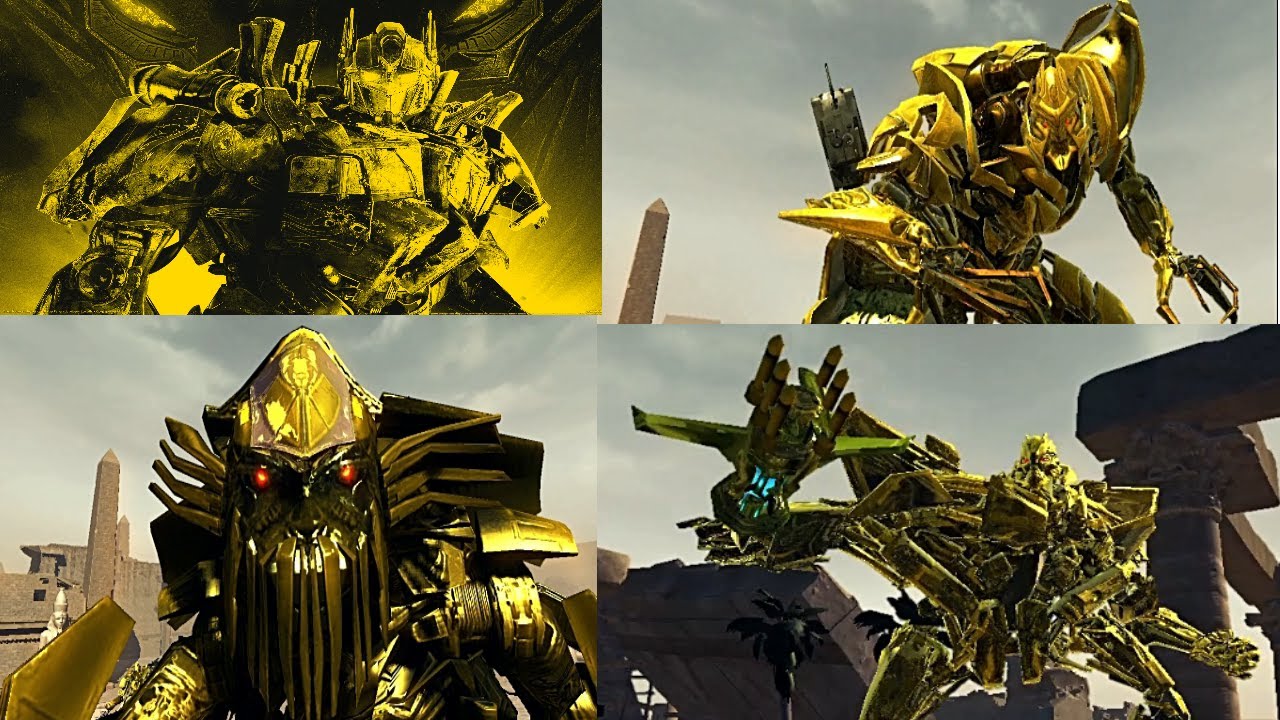 Transformers: Revenge Of The Fallen | Golden Optimus and Jetfire Vs ...