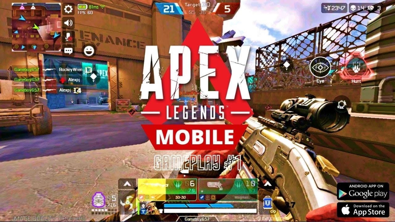 Apex Legends Mobile Gameplay (Android / iOS) - Part 1 - YouTube