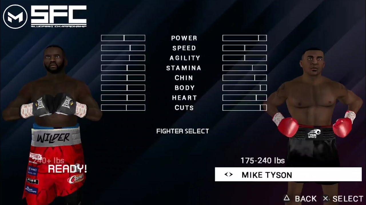Deontay Wilder vs Mike Tyson (Prime) PSP MOD (SLUGFEST CHAMPIONSHIP ...