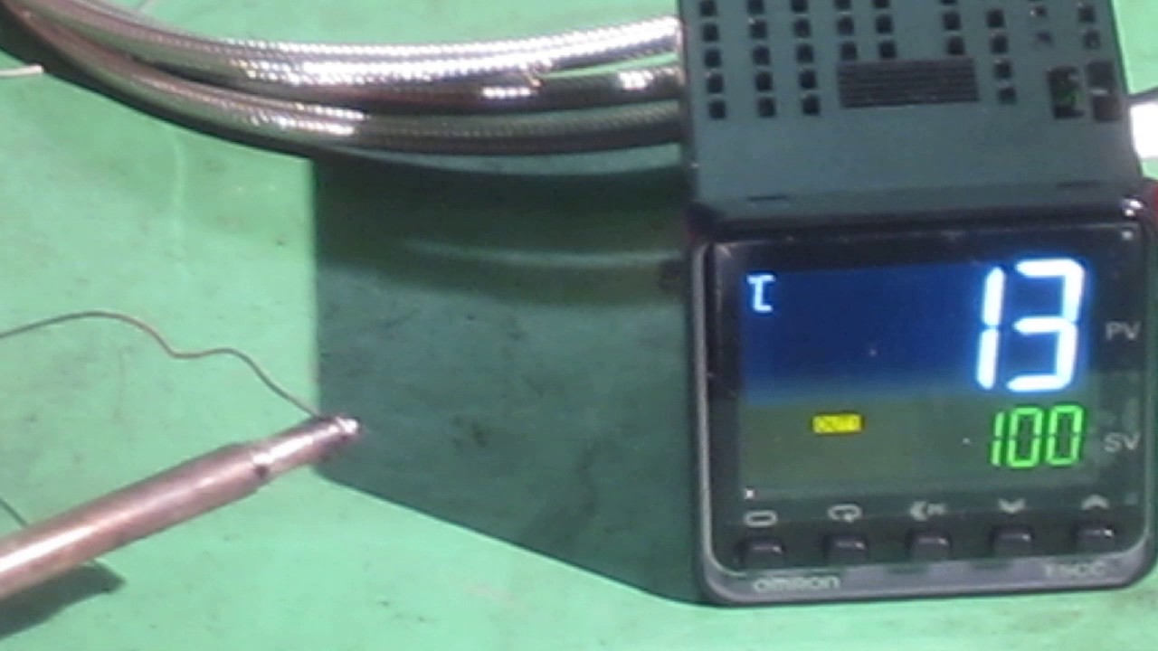 OMRON E5CC-RX2DSM-006 Electronic temperature controller 動作確認 - YouTube