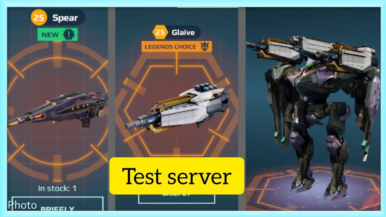 WR | Test server | New Titan Aether with new weapons Glaive + Lance and ...