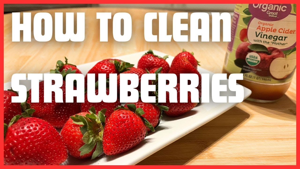 HOW TO CLEAN STRAWBERRIES (SIMPLE METHOD) - YouTube