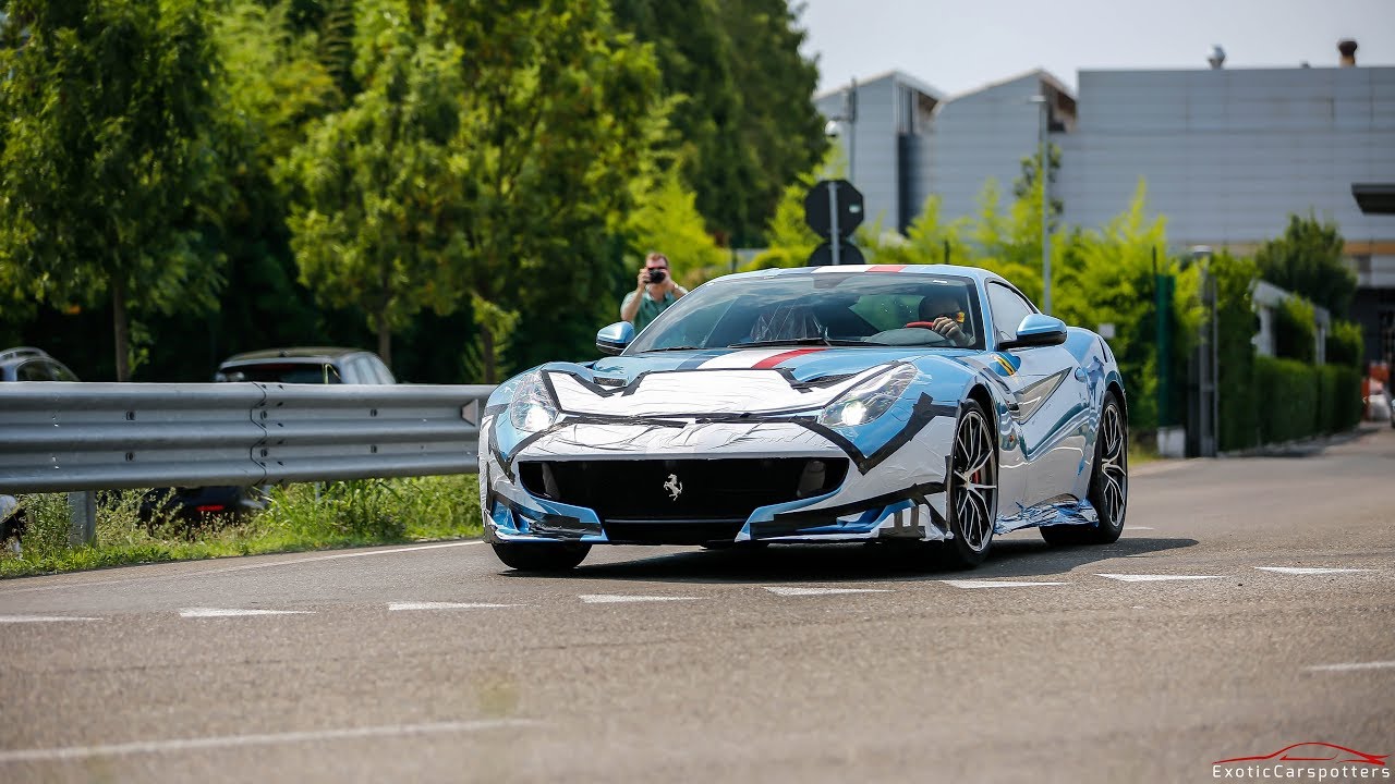 Supercars in Modena 2017 - VOL. 2 (3x F12 TDF, 488 GT3, 8x 812 ...