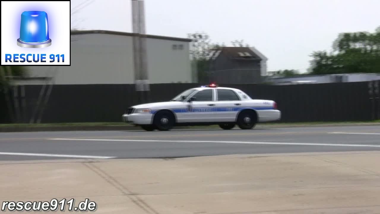 ALS Ambulance Medic 825 PGFD + Police car PGPD - YouTube