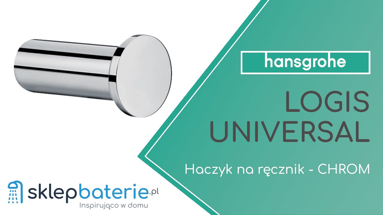 Logis Universal Haczyk na ręcznik łazienkowy Chrom HANSGROHE 41711000 ...