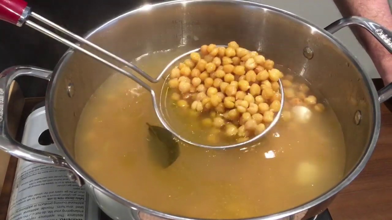 Cooking Dried Chick Peas - YouTube