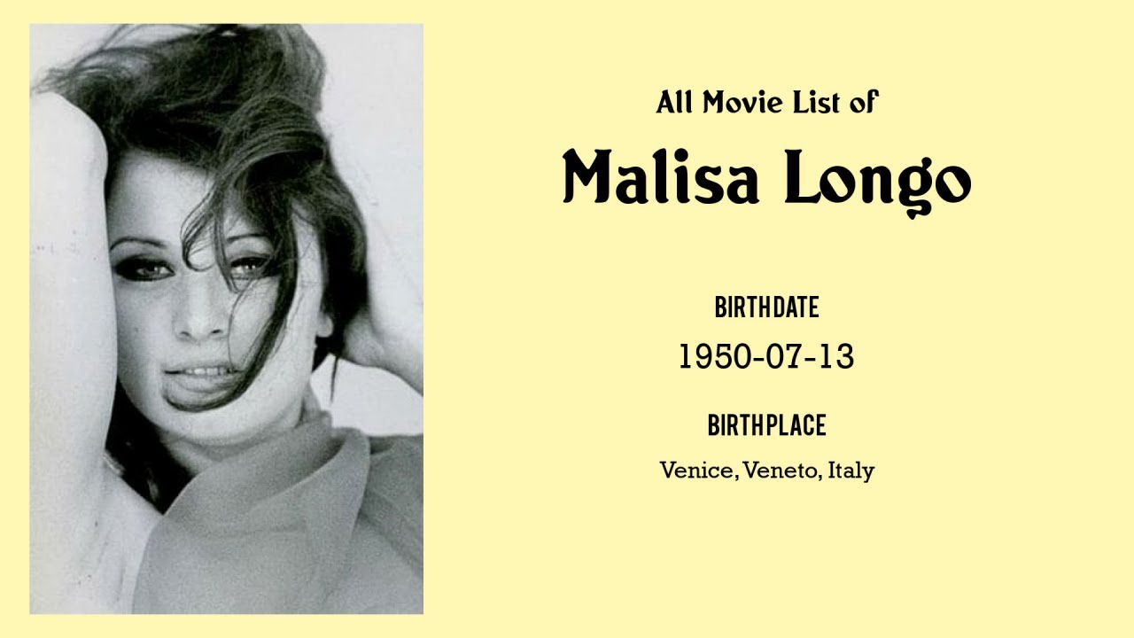 Malisa Longo Movies list Malisa Longo| Filmography of Malisa Longo ...