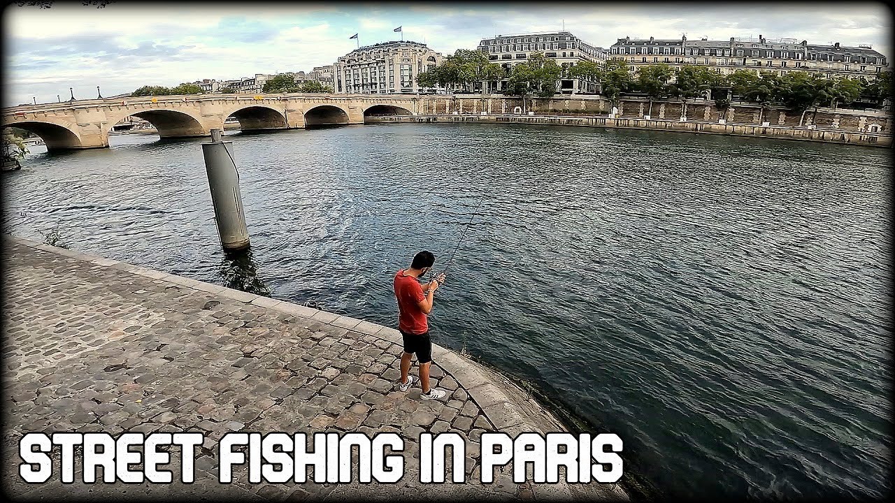FISHING in PARIS ! Un poisson INATENDU en plein coeur de PARIS ! - YouTube