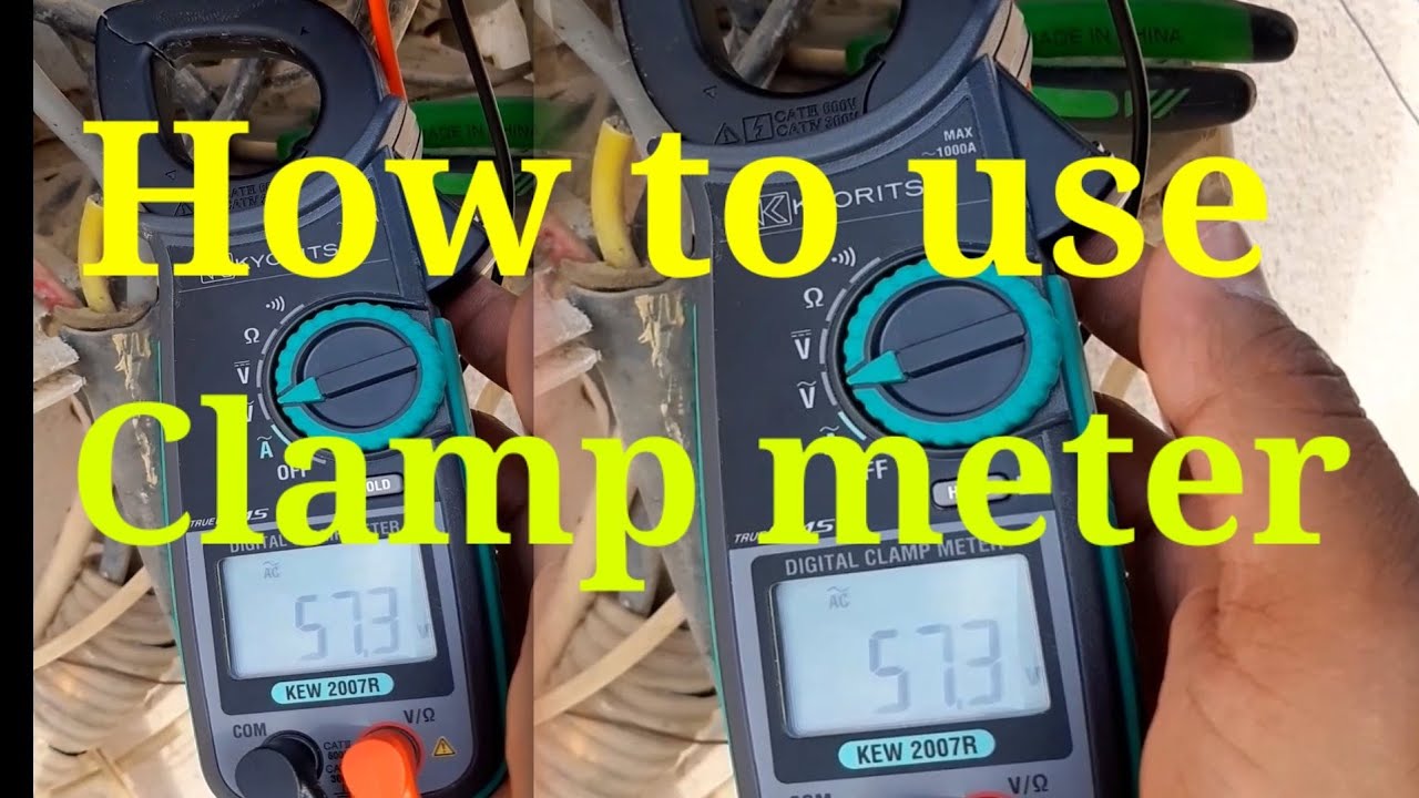 How to use clamp meter - YouTube