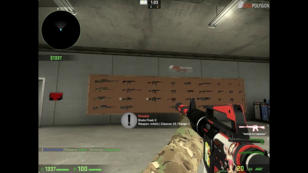 CS GO: " recoil/spray control " lernen -spray tutorial- -ak47, m4a4 ...