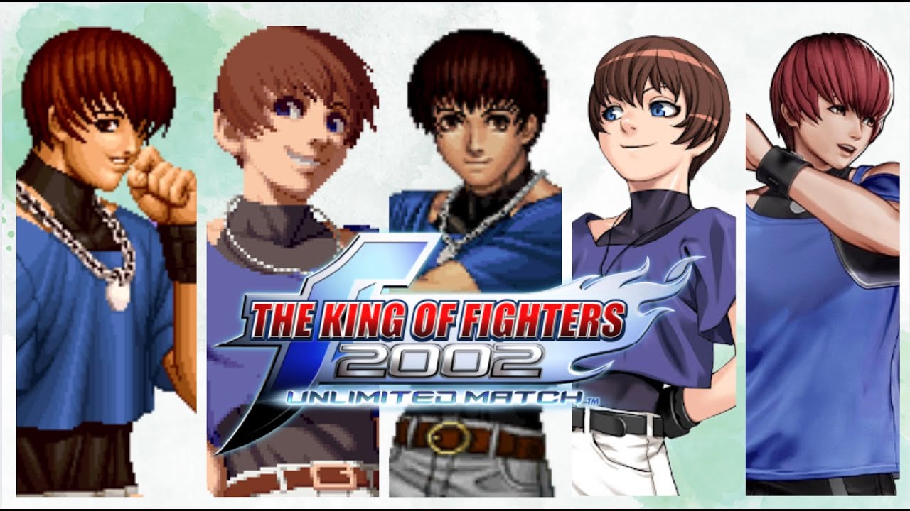 KOF Evolution of Chris Winner Pose 拳皇克里斯胜利姿势进化 - YouTube