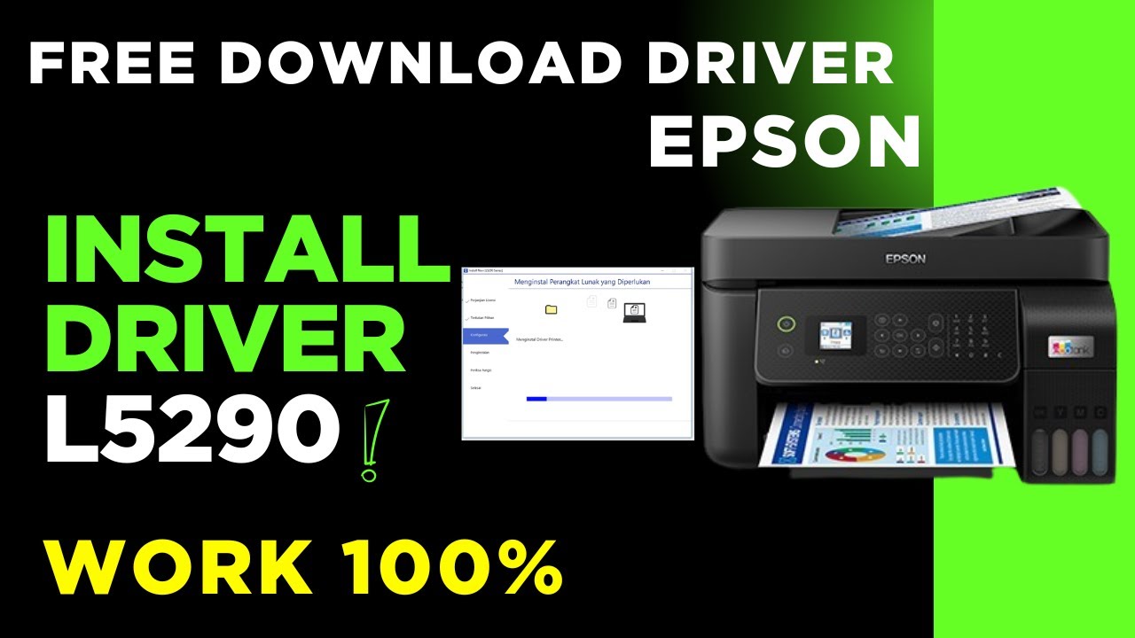 Cara Install Driver Printer Epson L5290 di Laptop & PC | Free Download ...