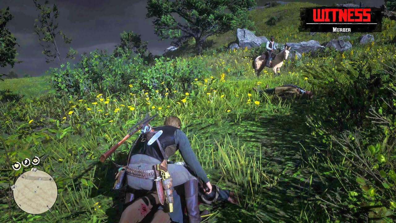 RDR2 wanted system in a nutshell - YouTube