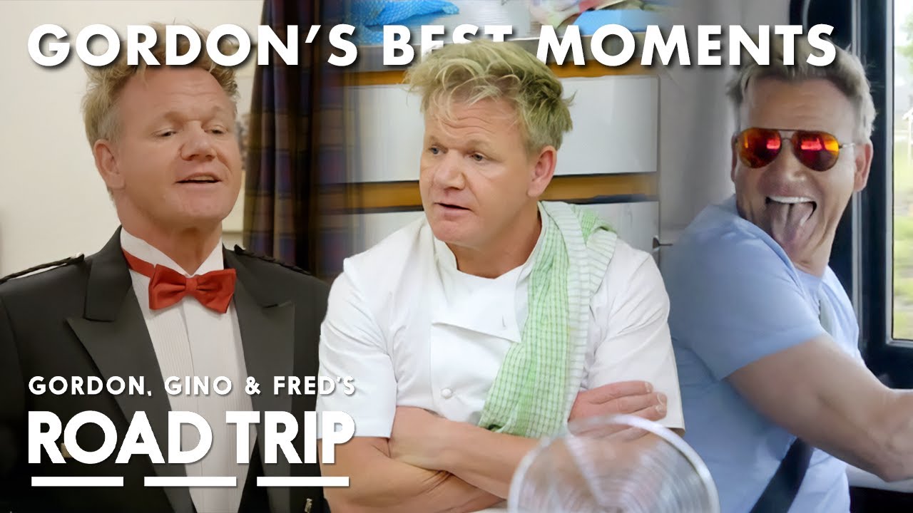 Gordon Ramsay’s Best Road Trip Moments | Gordon, Gino, and Fred's Road ...