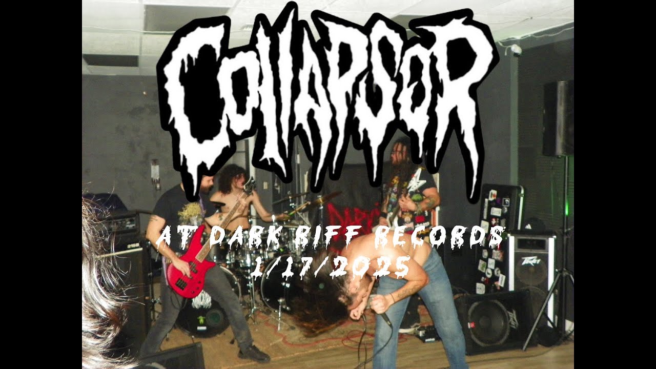 Collapsor At Dark Riff Records - YouTube