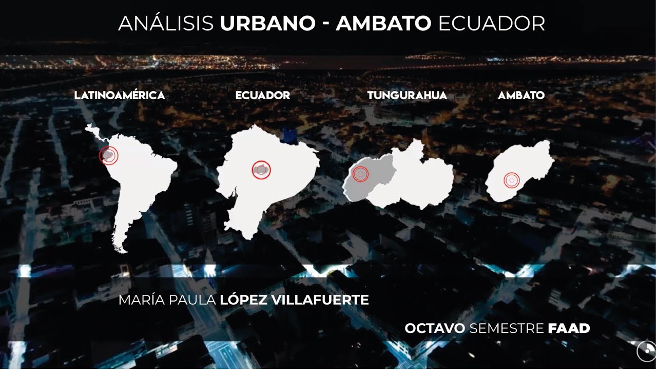 ANÁLISIS URBANO DE AMBATO Y LA CIUDADELA PRESIDENCIAL. - YouTube