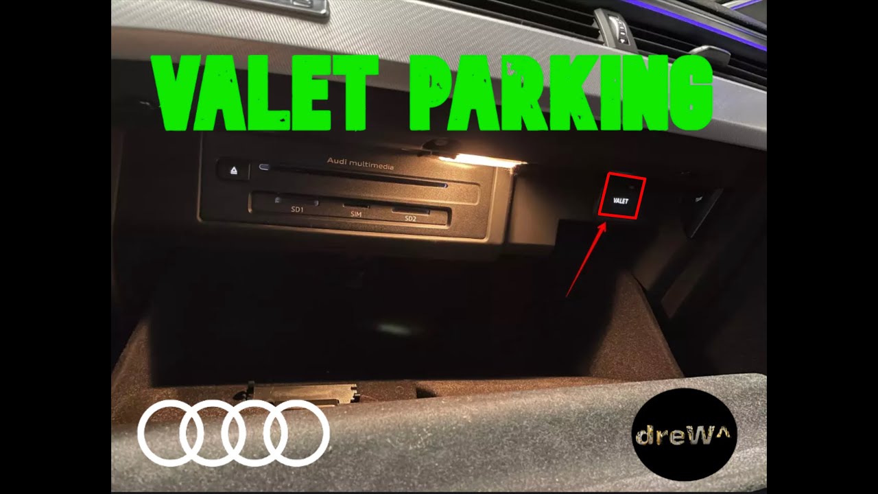 Audi A4 B9. Робота системи Valet Parking - YouTube