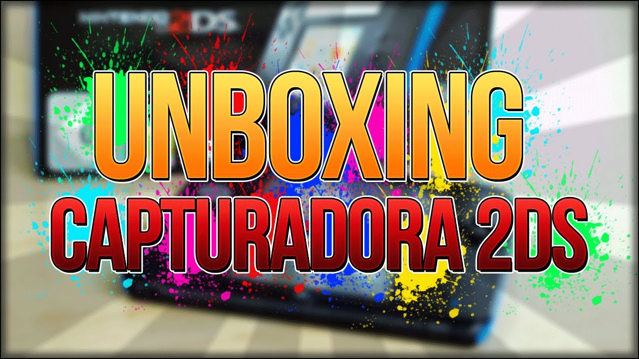 Unboxing Nintendo 2DS + Capturadora - Katsukity Capture Card - YouTube