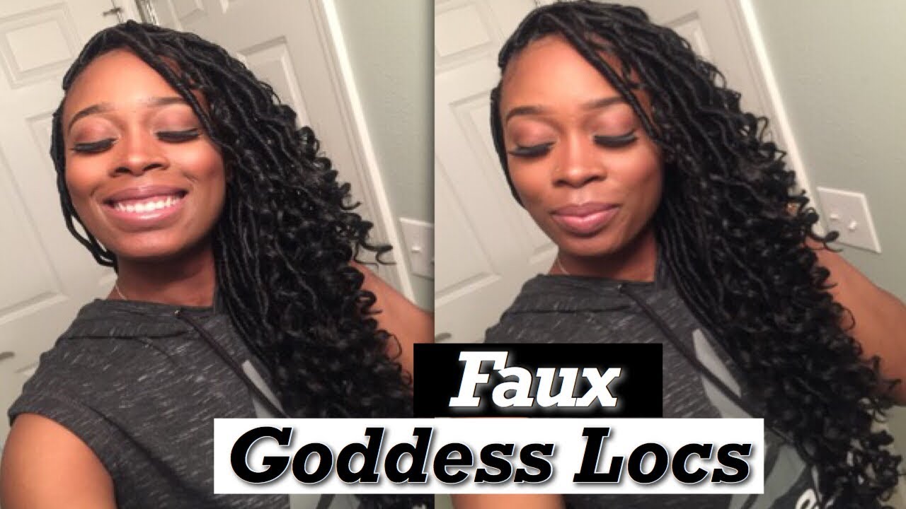 EASY Individual Crochet Faux Goddess Locs Tutorial::.. - YouTube