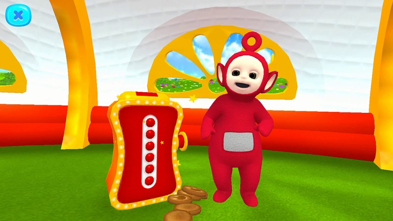 Teletubbies Po's Daily Adventures rides scooter, tubby toast Po go to ...