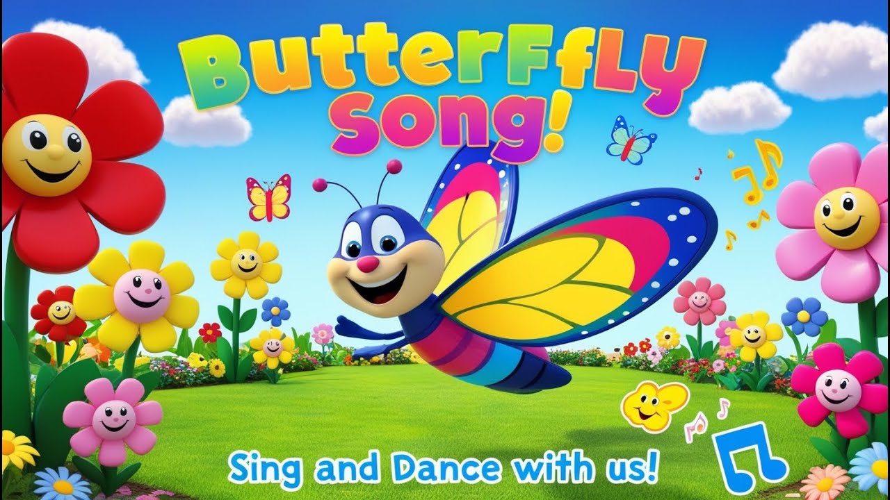 Butterfly Song: Flutter, Dance, and Sing Along! | Beautiful Butterfly ...