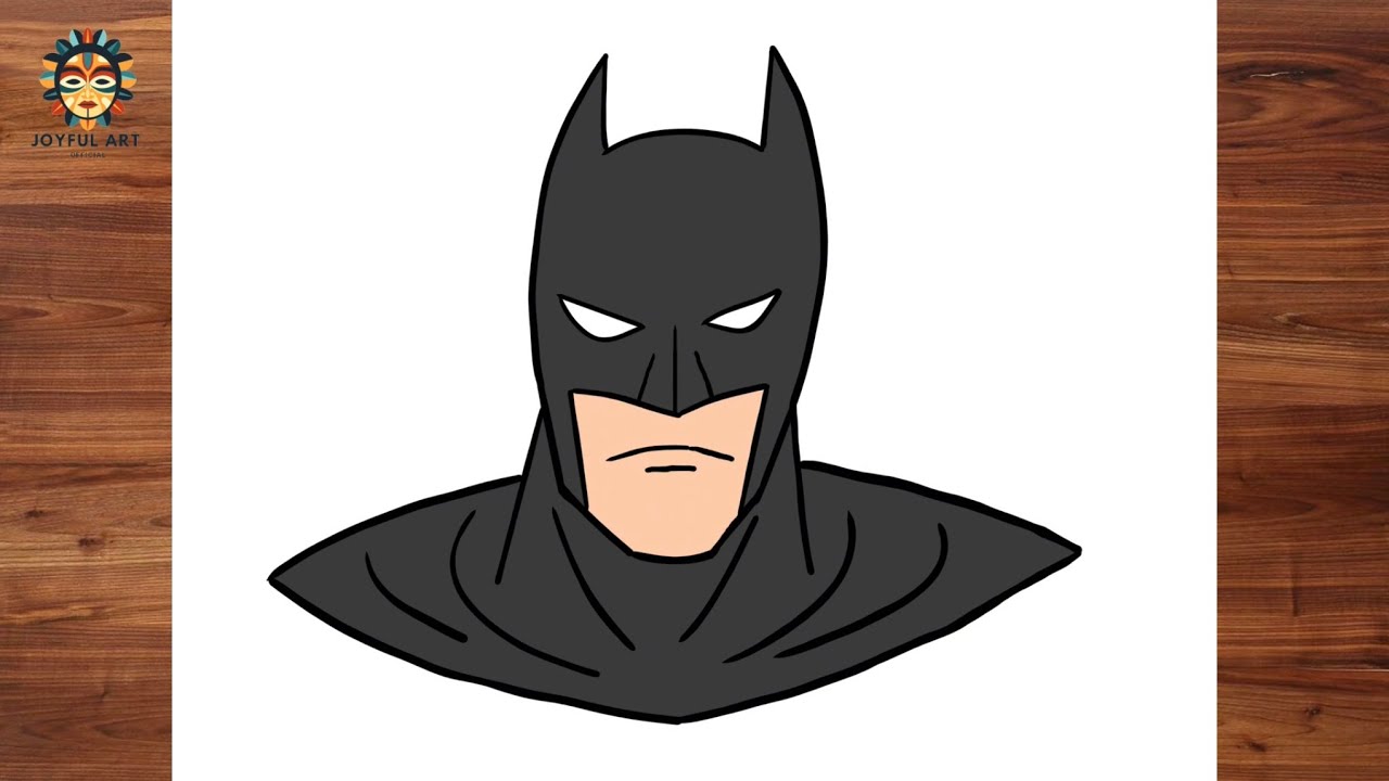 How To Draw Batman Step by Step Easy For Beginner - YouTube