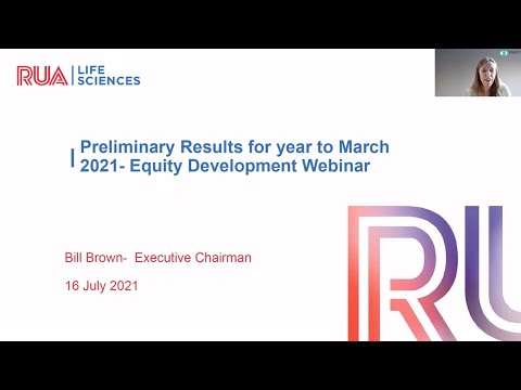 RUA Life Sciences - investor webinar July 2021 (FY results presentation ...