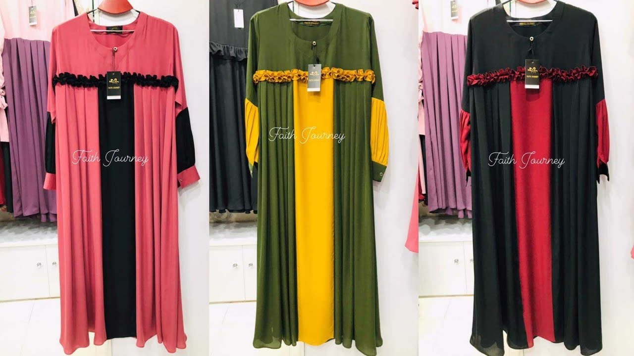 New Design Dubai Cherry Borka / Flower Design Borka Collection / New ...