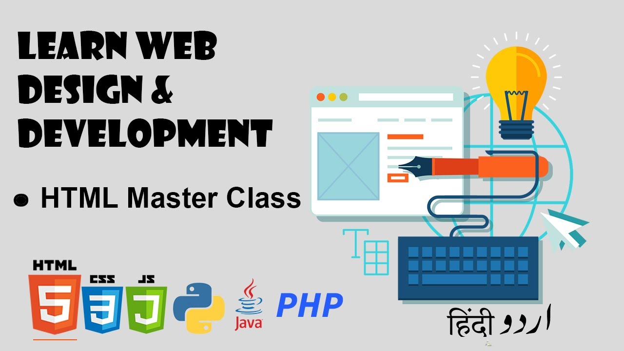 Html Master Class Episode 02 Learn Web Design And Development Youtube