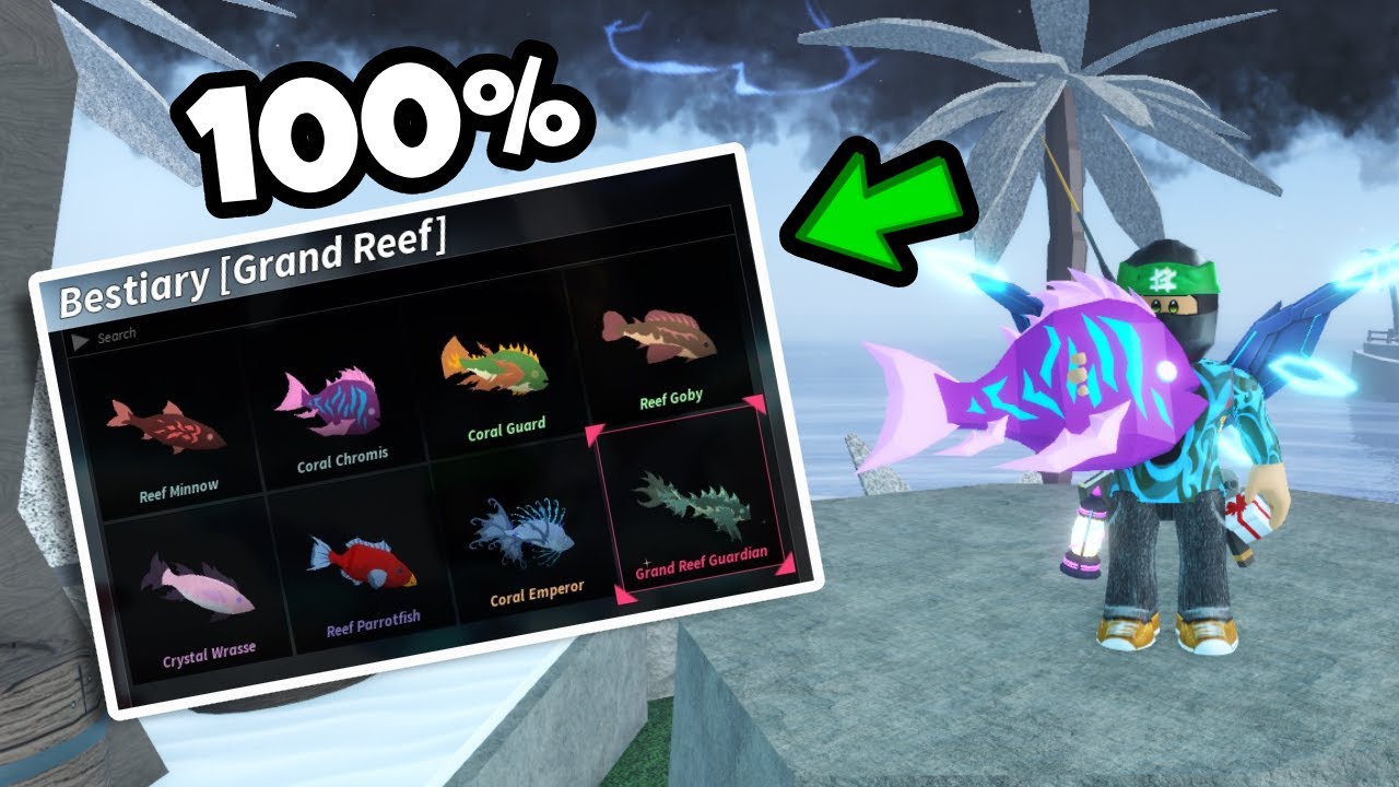 Como COMPLETAR el BESTIARIO de GRAN ARRECIFE al 100% en Fisch Pez de ...