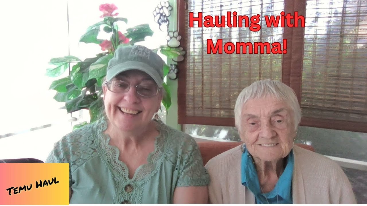Sundays with Momma - TEMU and mom! A birthday haul 🎂 - YouTube