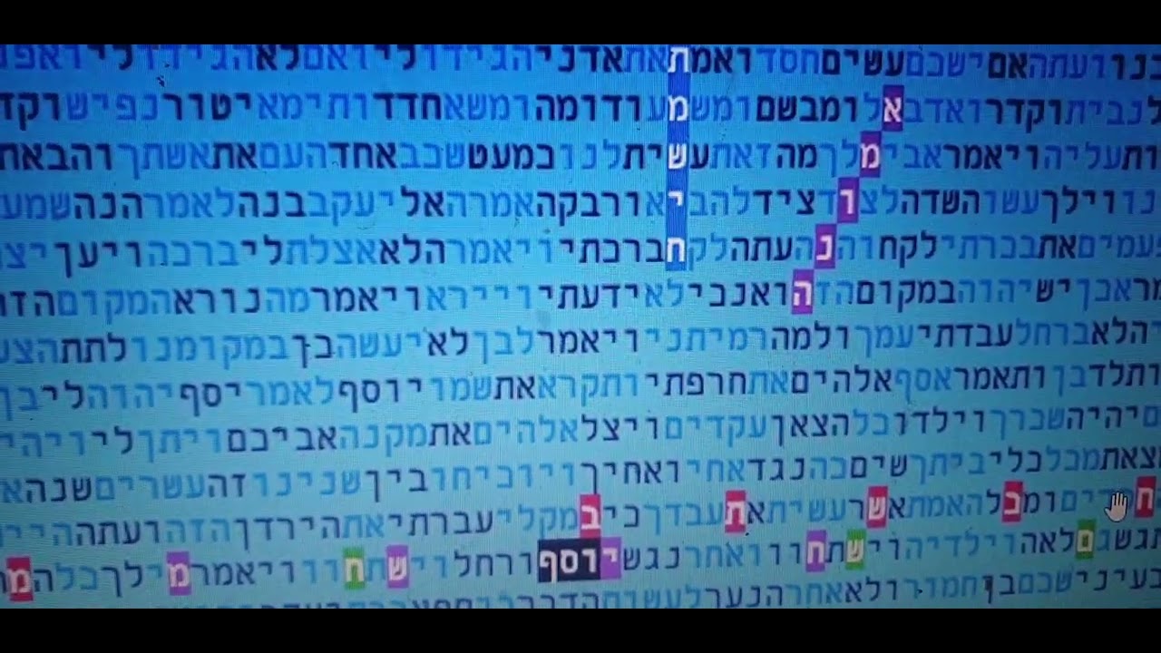 Days of Messiah in Bible Code Table Matityahu Glazerson - YouTube