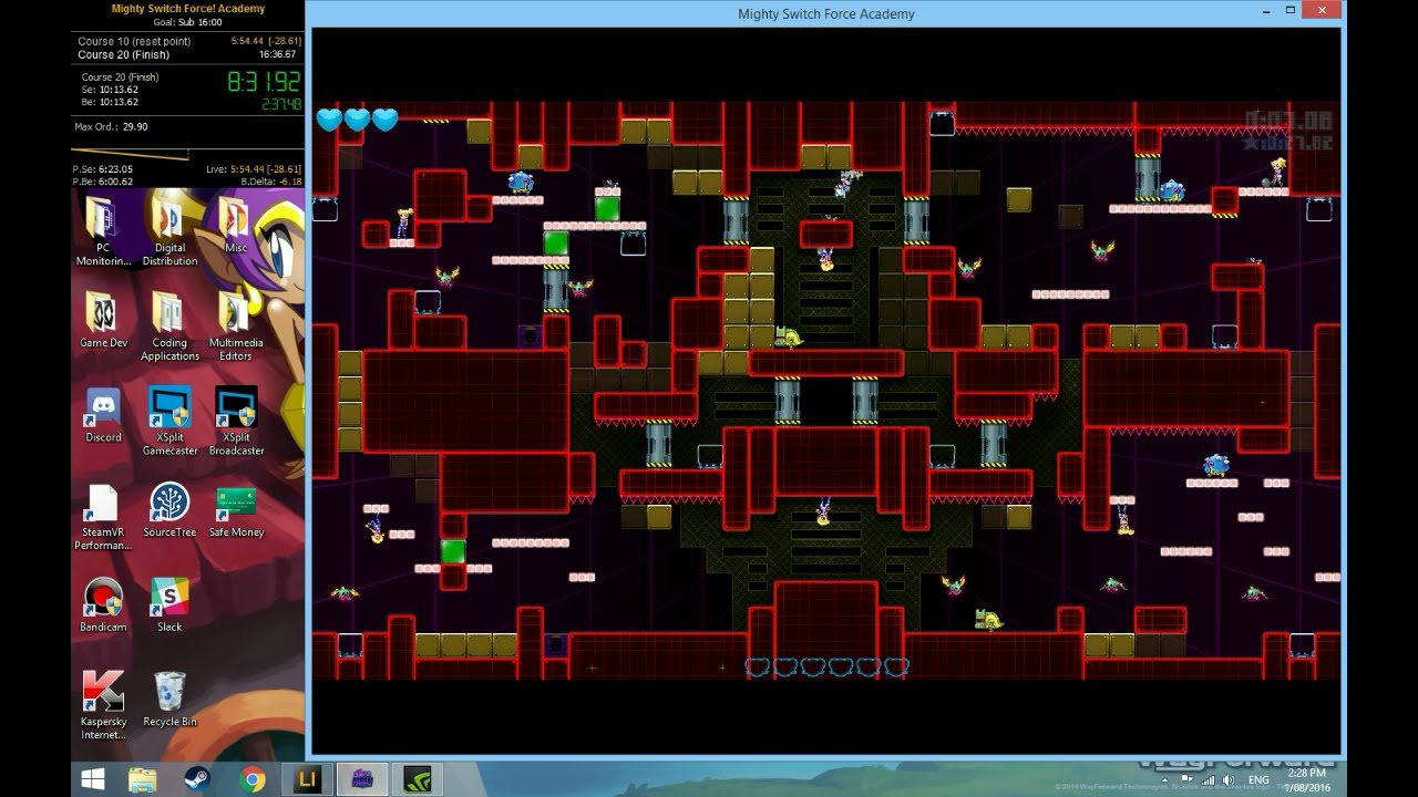 (WR) Mighty Switch Force! Academy Speedrun NG+ Any% [15:26] - YouTube